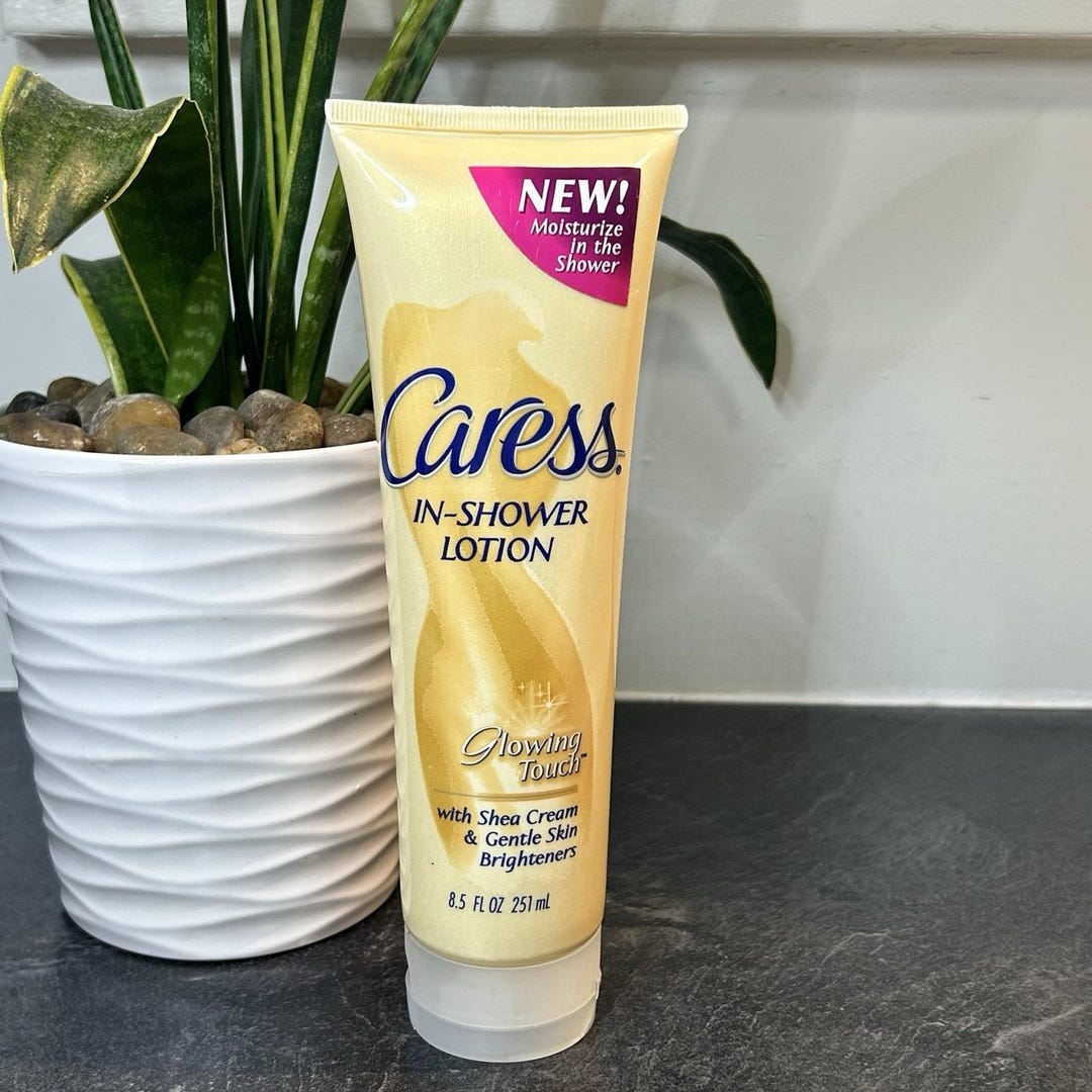 Caress GLOWING TOUCH Silkening Body in Shower Lotion W Skin Brighteners ...