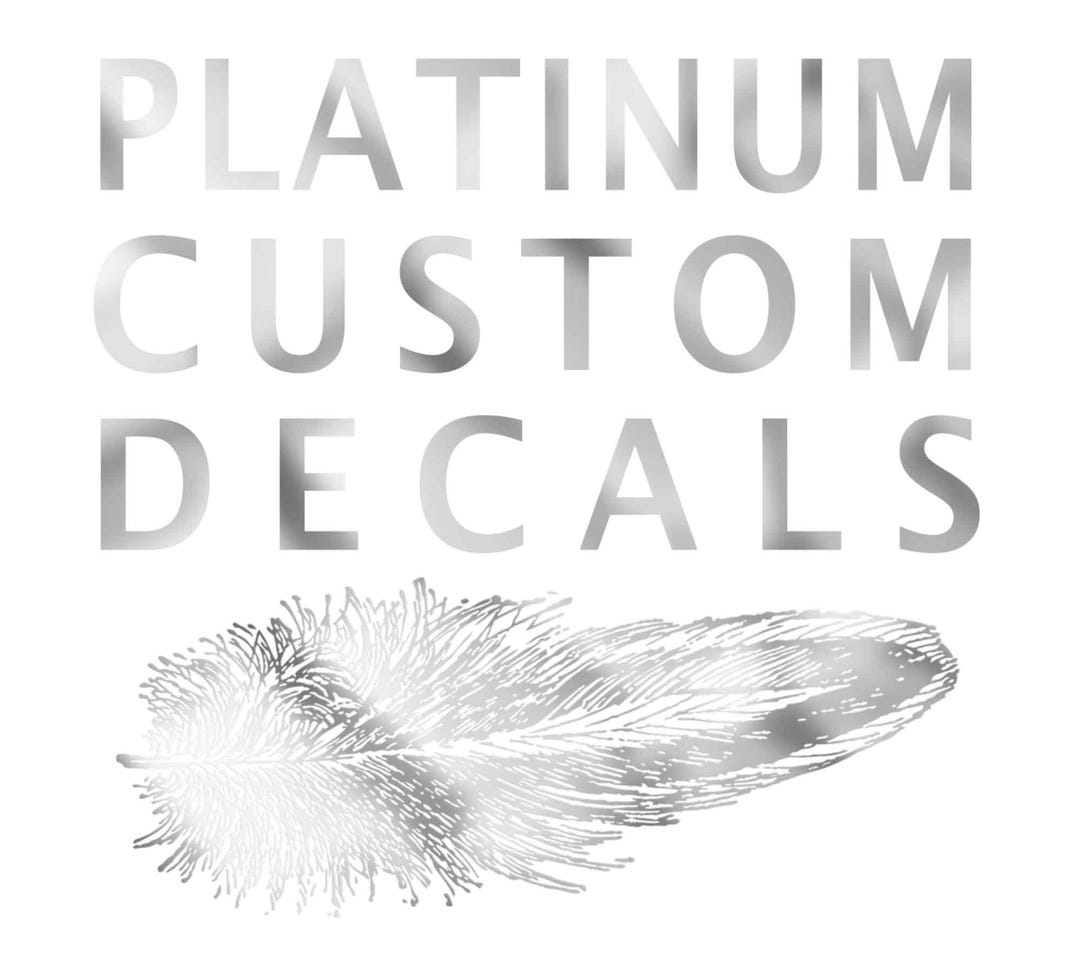 CUSTOM Platinum Decals - Ceramic Overglaze Decal - Glass Fusing Decal ...