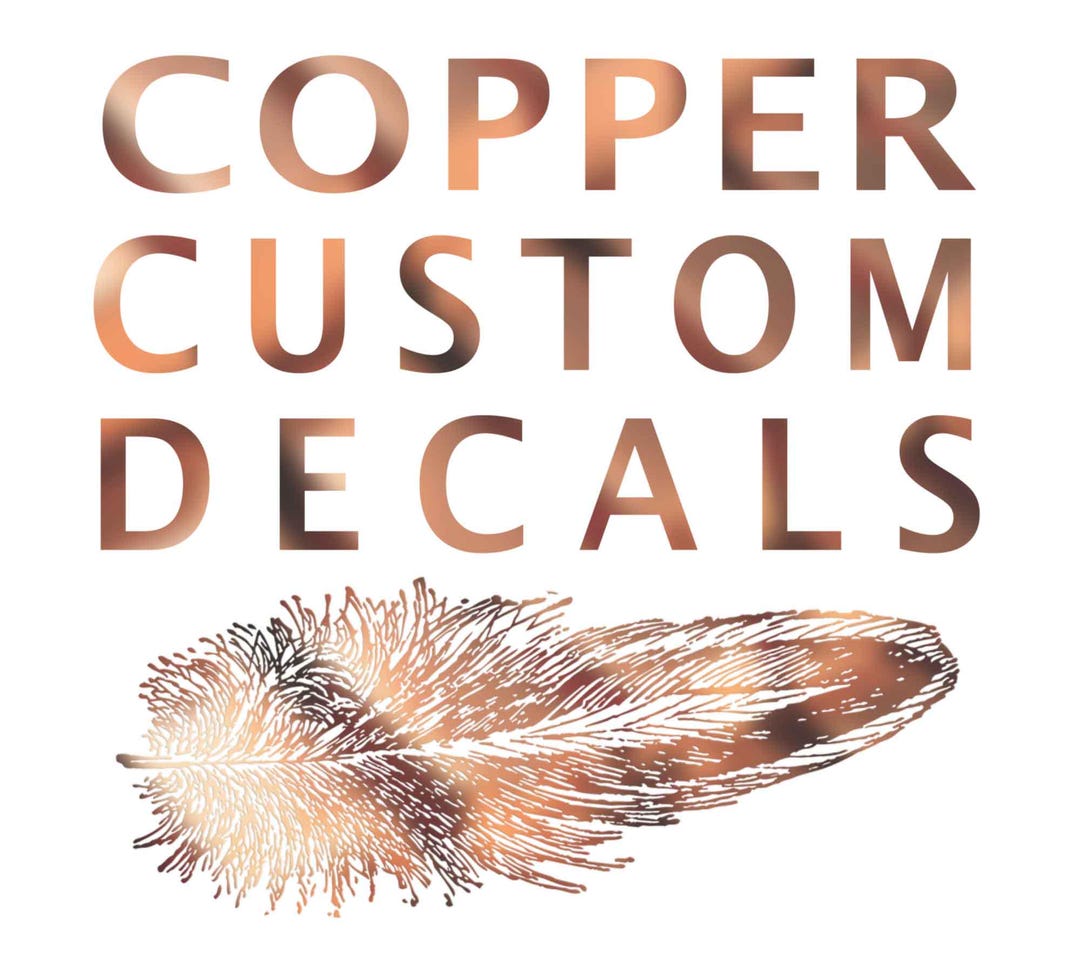CUSTOM Copper Decals for Ceramic, Glass, and Enamel - Etsy