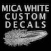 CUSTOM Mica White Silkscreen Decals for Ceramic, Glass, and Enamel - Etsy