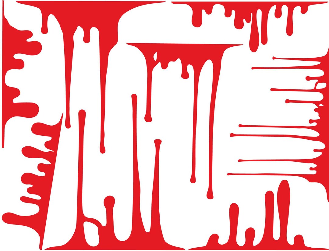 Drips- Ceramic Overglaze Decal - Glass Decal(not Slumping) - Enamel ...