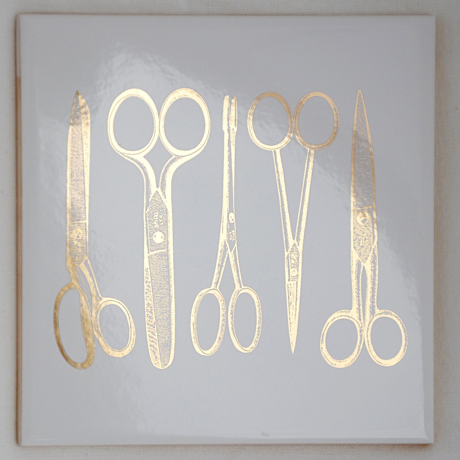 Vintage Scissor Ceramic Decals Glass Decals or Enamel Decals - Etsy