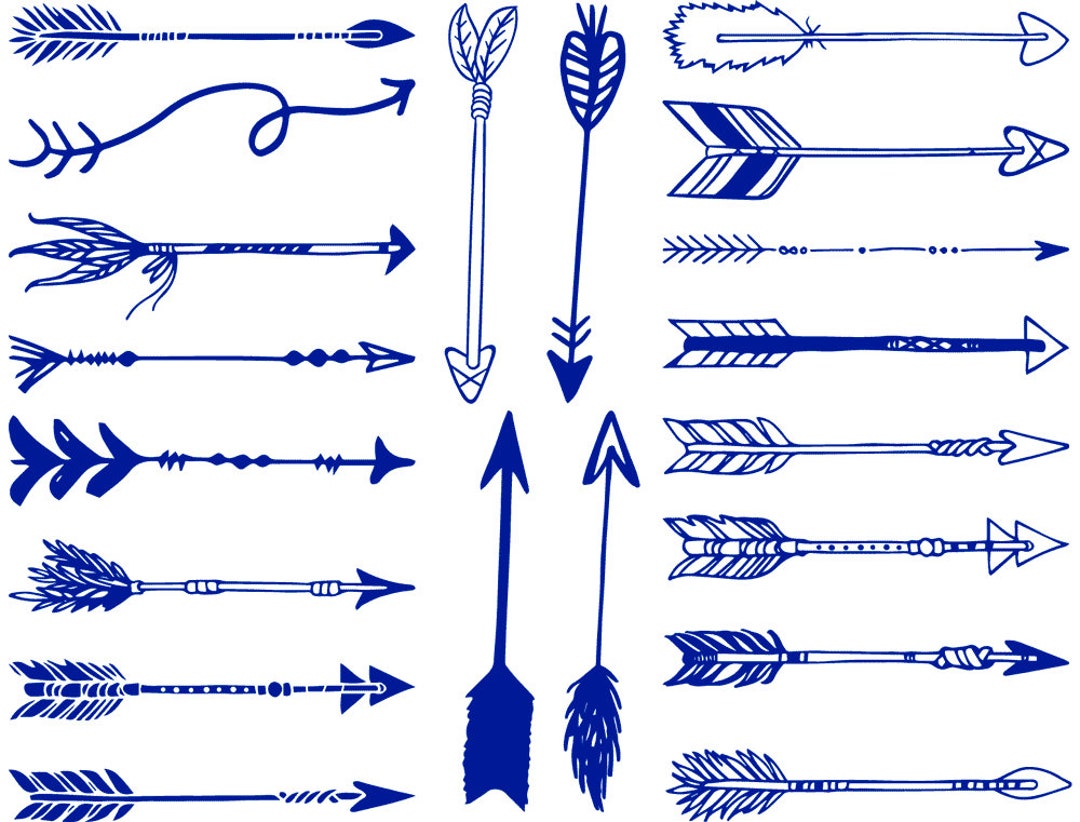 Cone 6 - Inglaze - Arrows - Ceramic Decal Transfer - Lead Free - Food ...