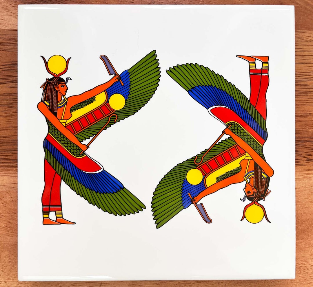 Egyptian Goddess Isis Ceramic Decal Glass Decal Enamel Decal LEAD FREE ...