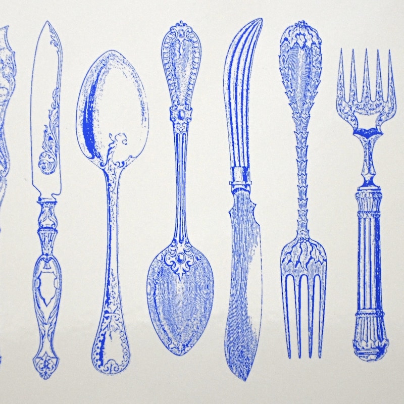 Gold Ceramic Silverware - Etsy