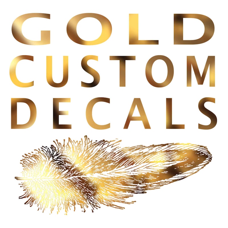 Gold Decal - Etsy