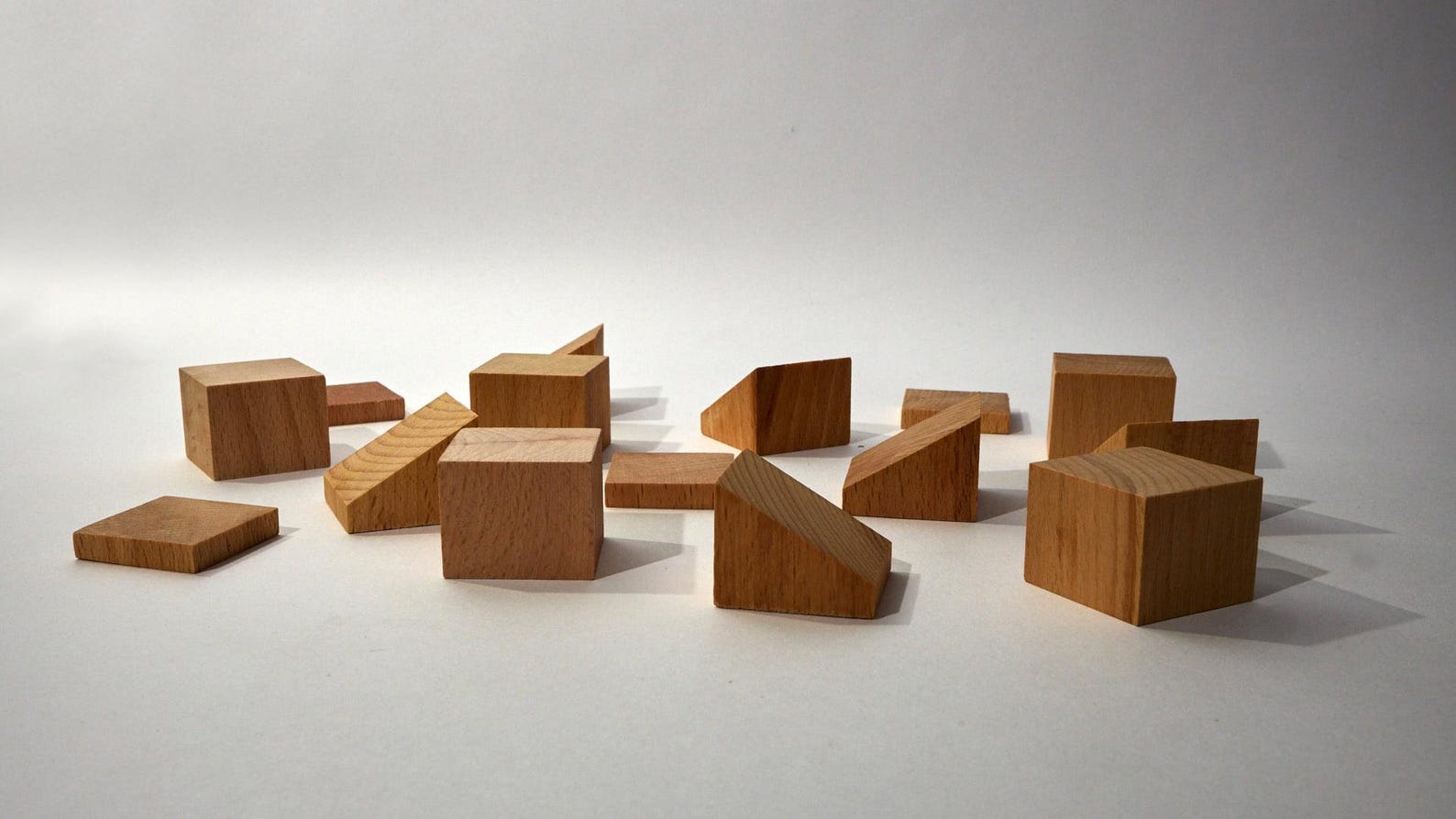 Natural Beech Wood Blocks Painted With Osmo Matte Oil – Perfect for DIY ...