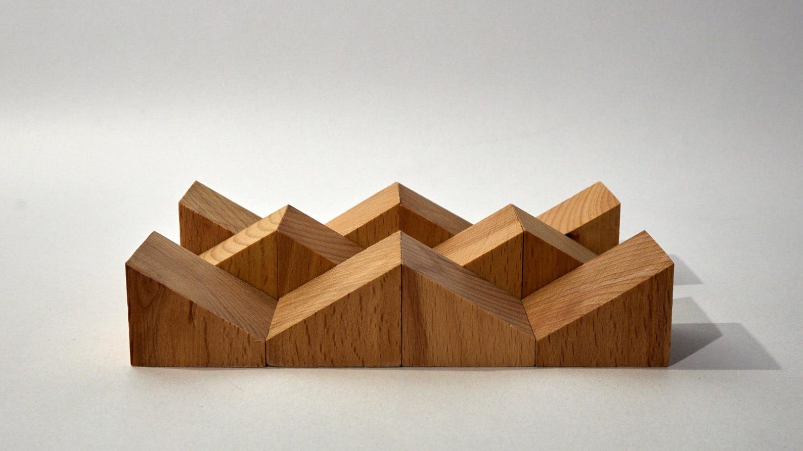 Natural Beech Wood Blocks Painted With Osmo Matte Oil – Perfect for DIY ...