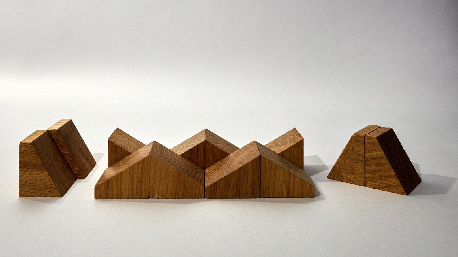 Natural Oak Wood Blocks Painted With Osmo Matte Oil – Perfect for DIY ...
