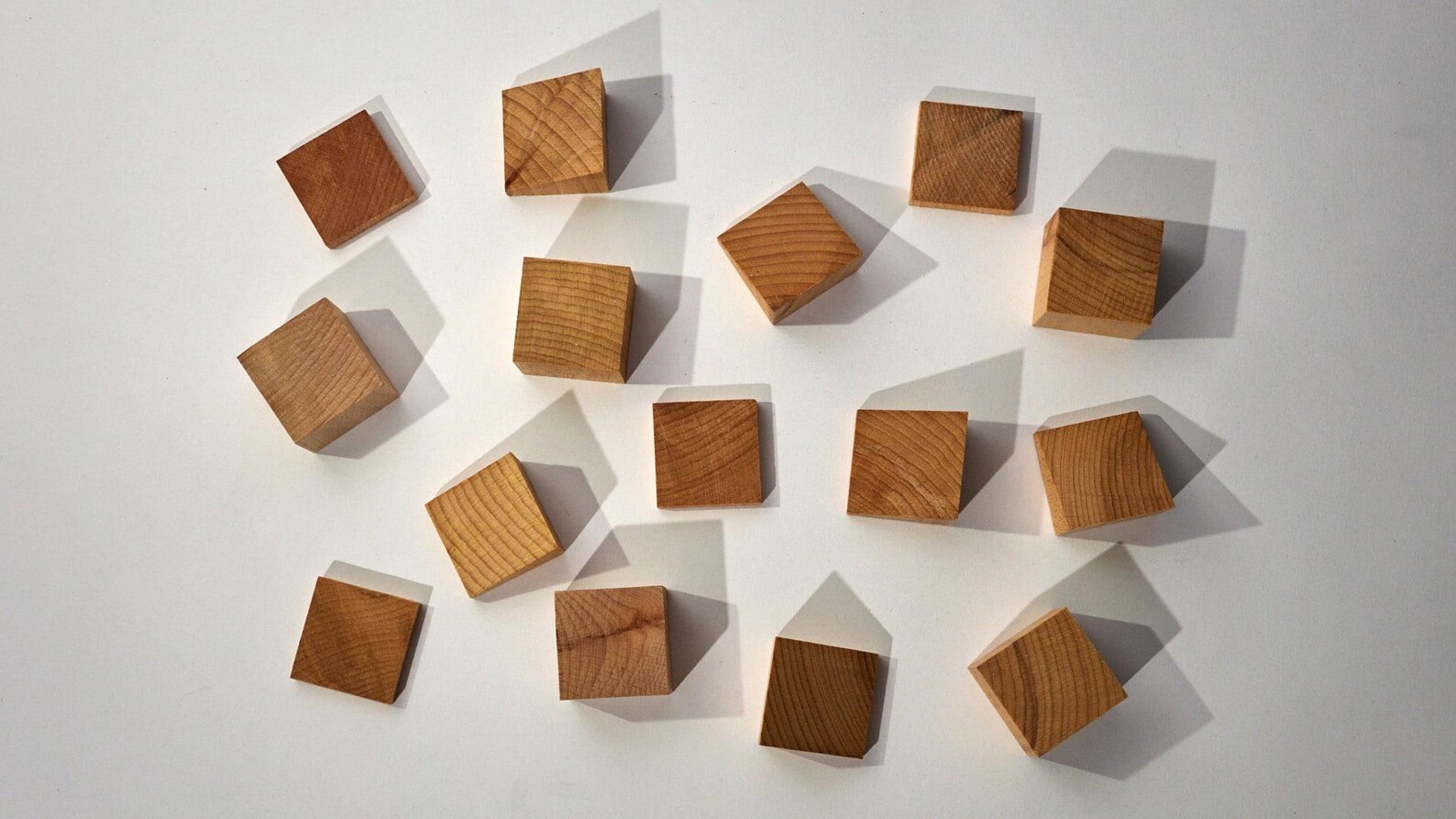 Natural Beech Wood Blocks Painted With Osmo Matte Oil – Perfect for DIY ...