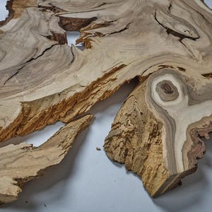 A Natural Board With Original Edges 1350x700x40 Mm / 53.15x27.56x1.57 ...