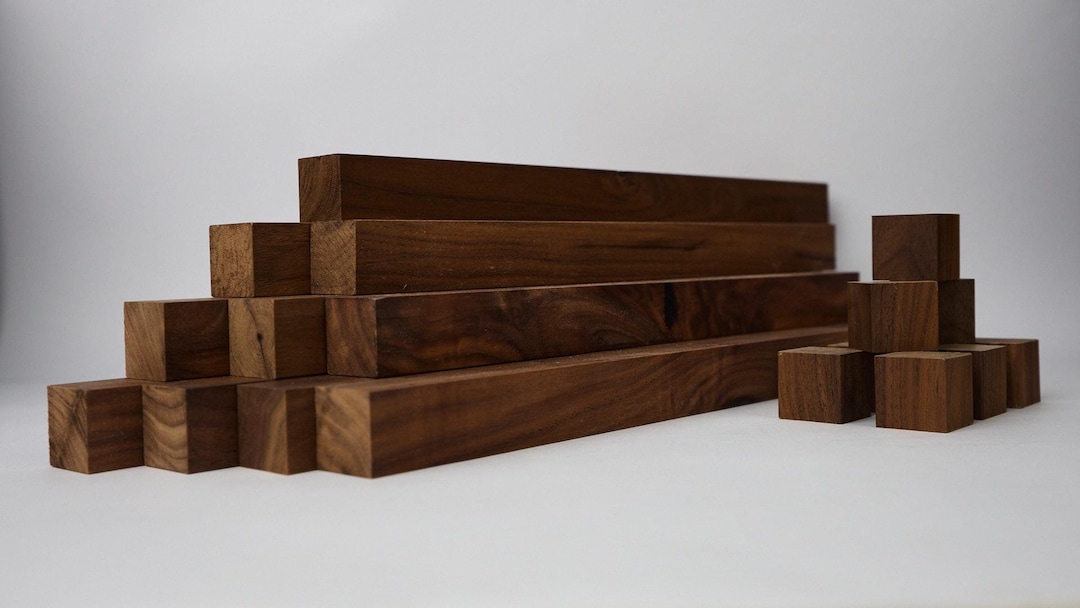 Natural American Walnut Wood Battens in Dimensions From 30mm to 500mm ...