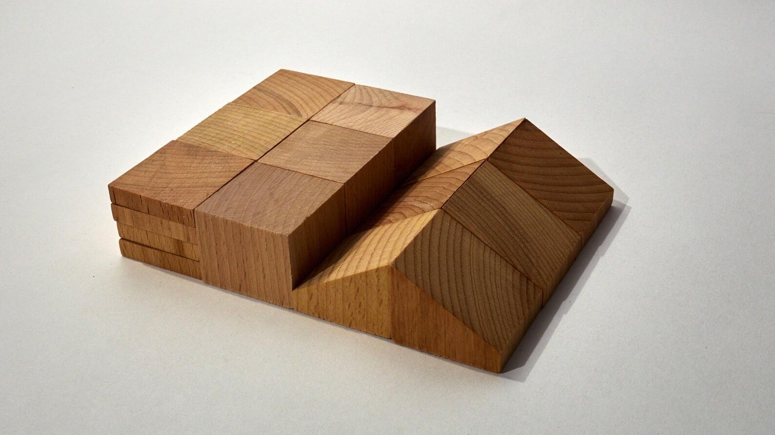 Natural Beech Wood Blocks Painted With Osmo Matte Oil – Perfect for DIY ...