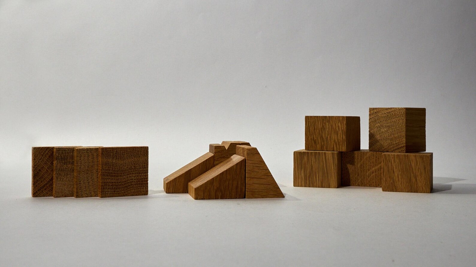Natural Oak Wood Blocks Painted With Osmo Matte Oil – Perfect for DIY ...