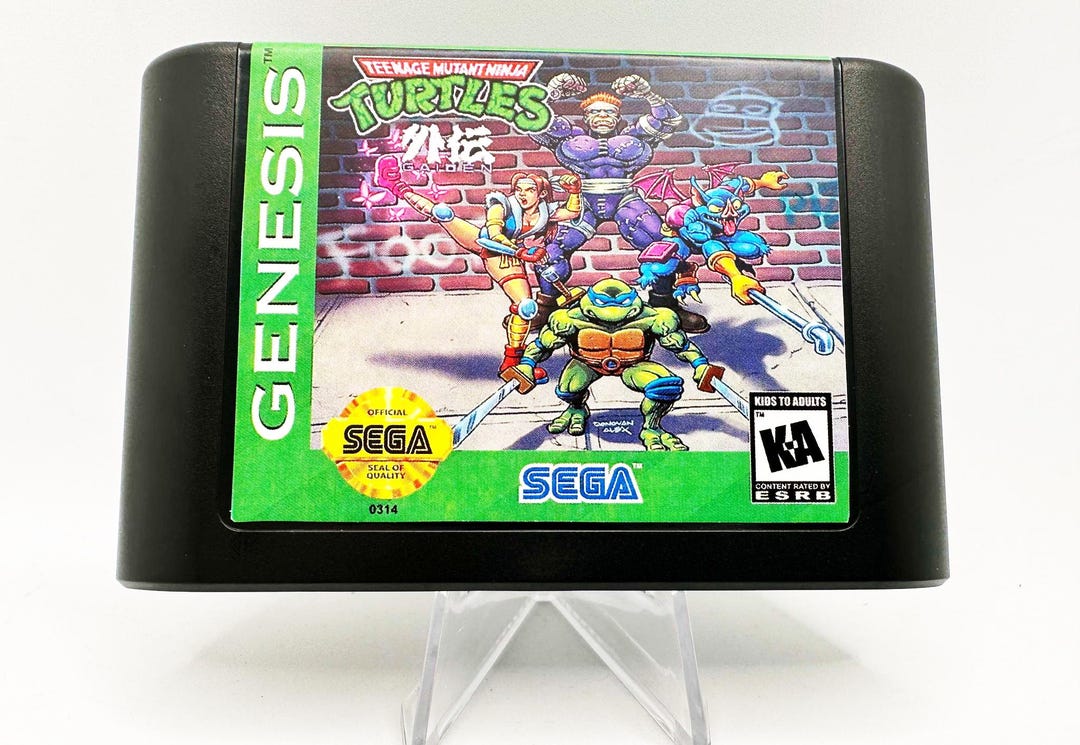 TMNT Gaiden Sega Genesis Video Game Cart - Etsy UK