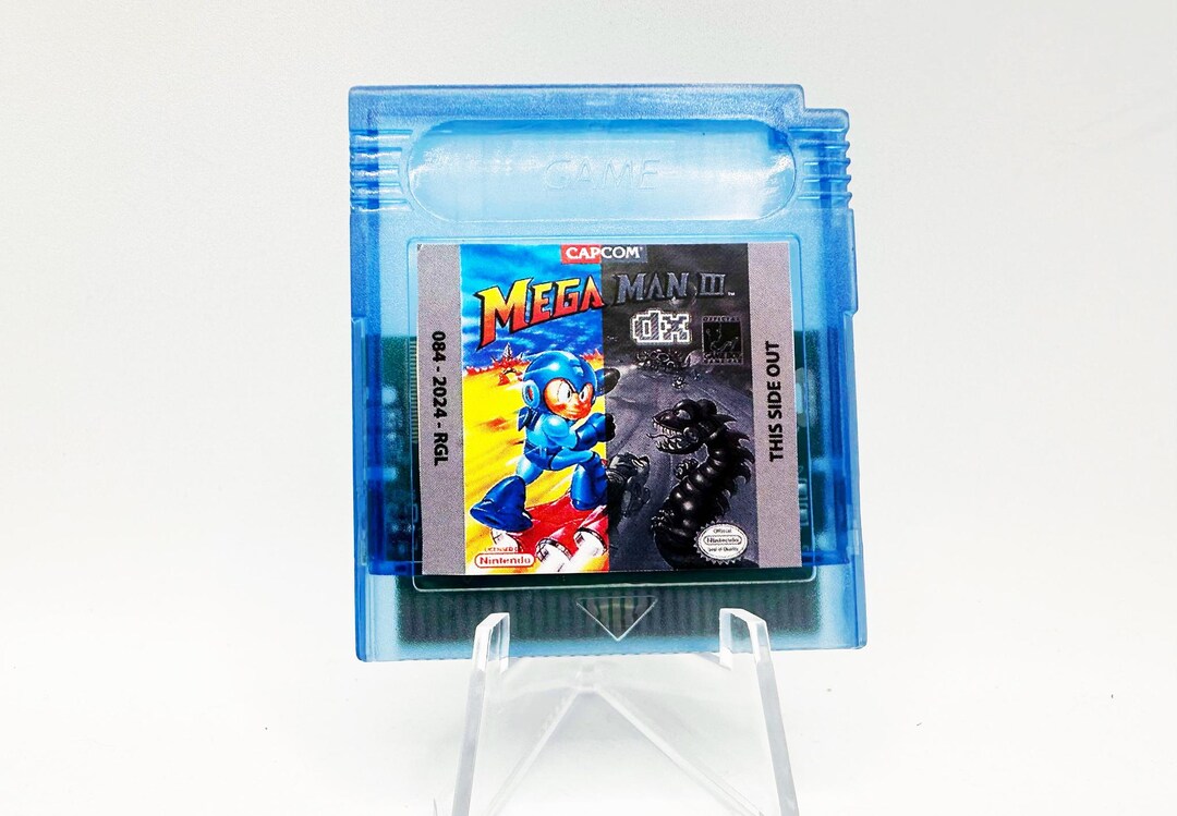 Mega Man 3 DX Gameboy Color Video Game Cart - Etsy