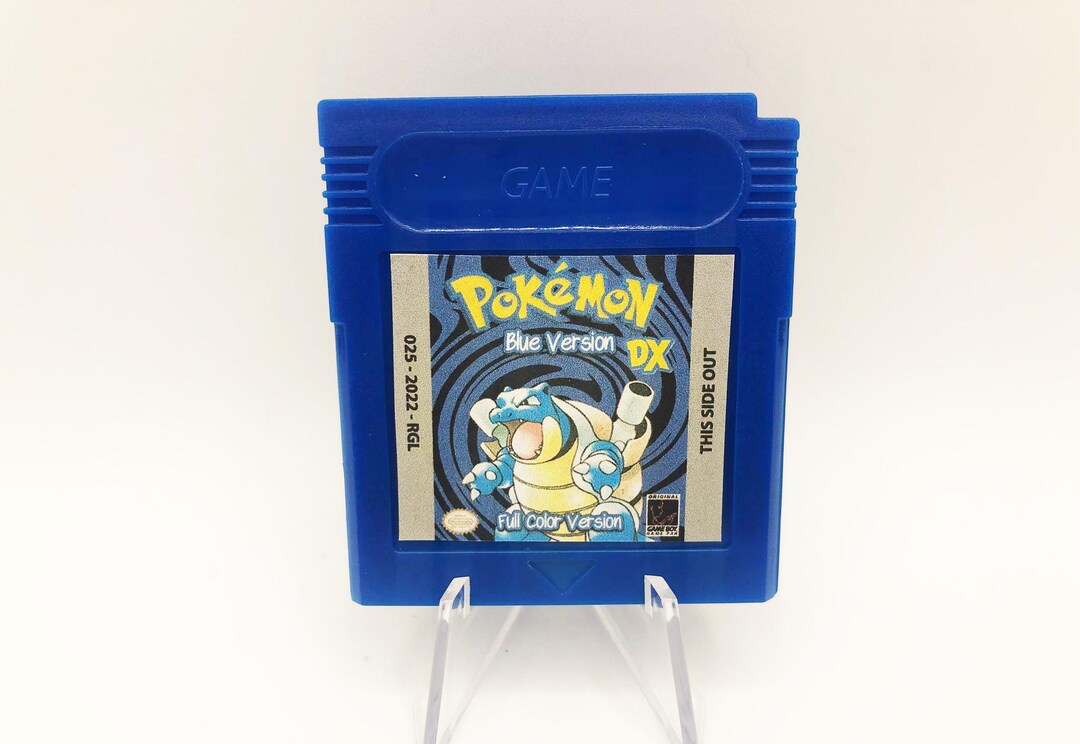 Pokemon Blue DX Version Gameboy Color Video Game Cart - Etsy