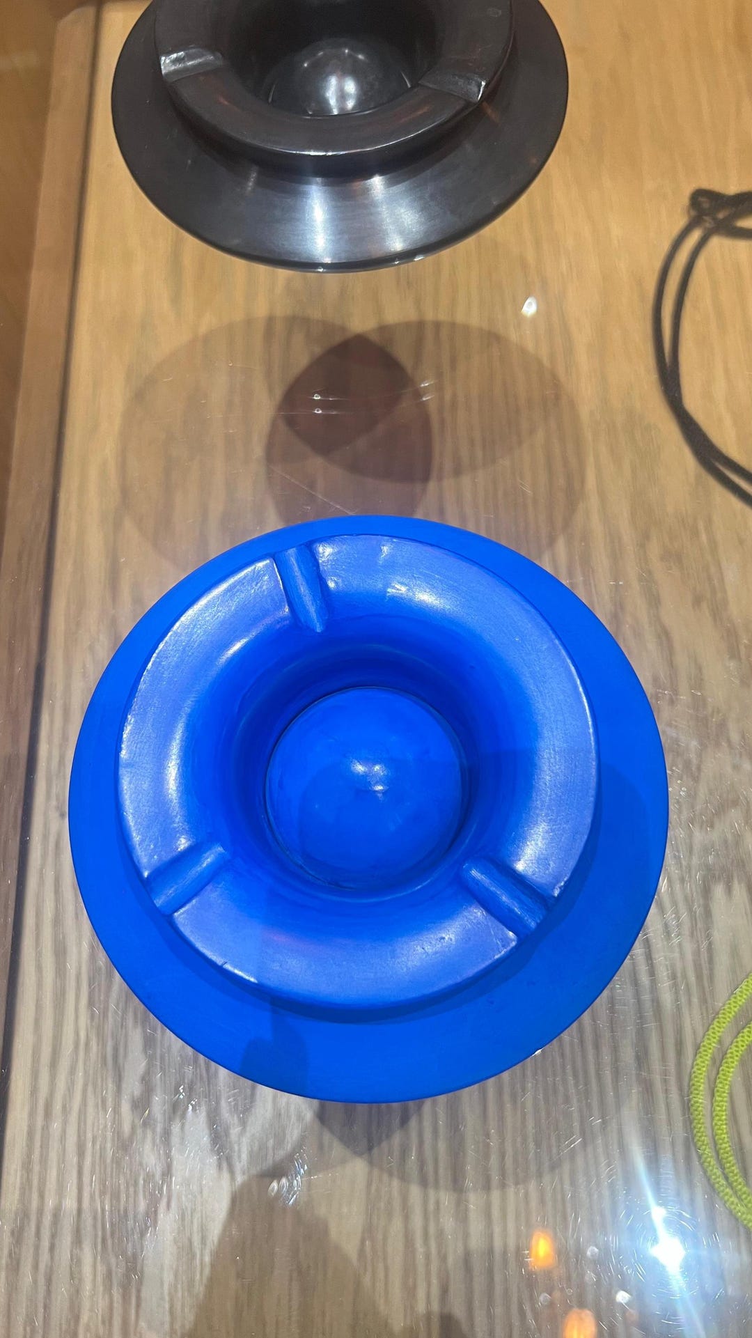 Ceramic Ashtray With Lid, Drawing by Hand From Morocco Artisans - Etsy