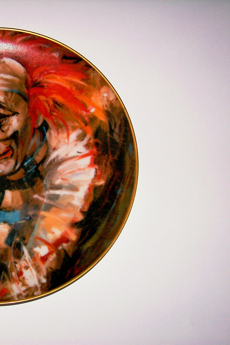 Vintage Collectors Plate, Don Ruffin Arizona Artist, the Clown Also ...