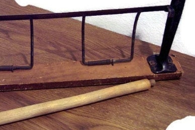 Antique Butcher Paper Cutter Paper Roll Cutter Paper Roll Holder Old ...