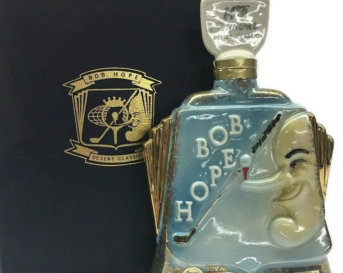 Bob Hope Golf Desert Classic 1973 Jim Beam Decanter Vintage 70s Vintage ...