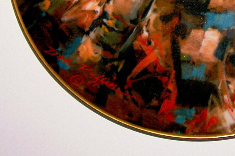Vintage Collectors Plate, Don Ruffin Arizona Artist, the Clown Also ...