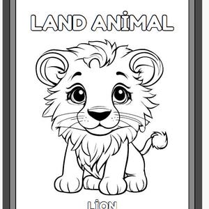 Printable Animal Coloring Book for Kids – 10 Fun and Simple Pages ...