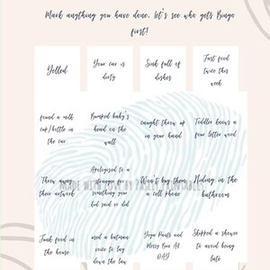 Mom Life Bingo! - Etsy