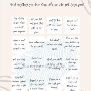 Mom Life Bingo! - Etsy