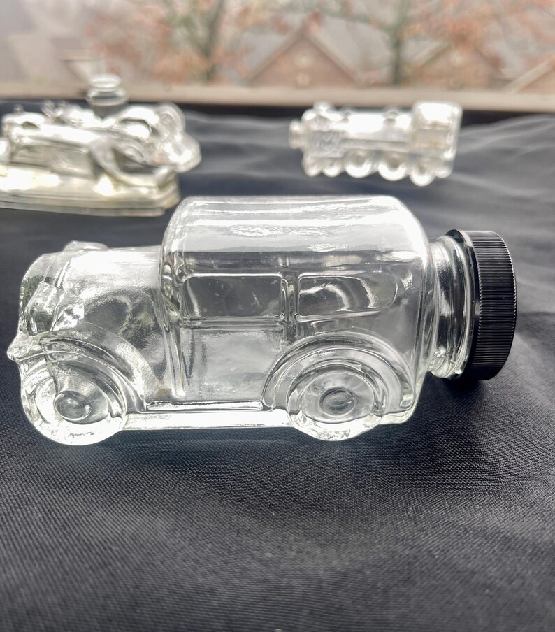 Set of 5 Vintage Glass Candy Containers 1940's - Etsy