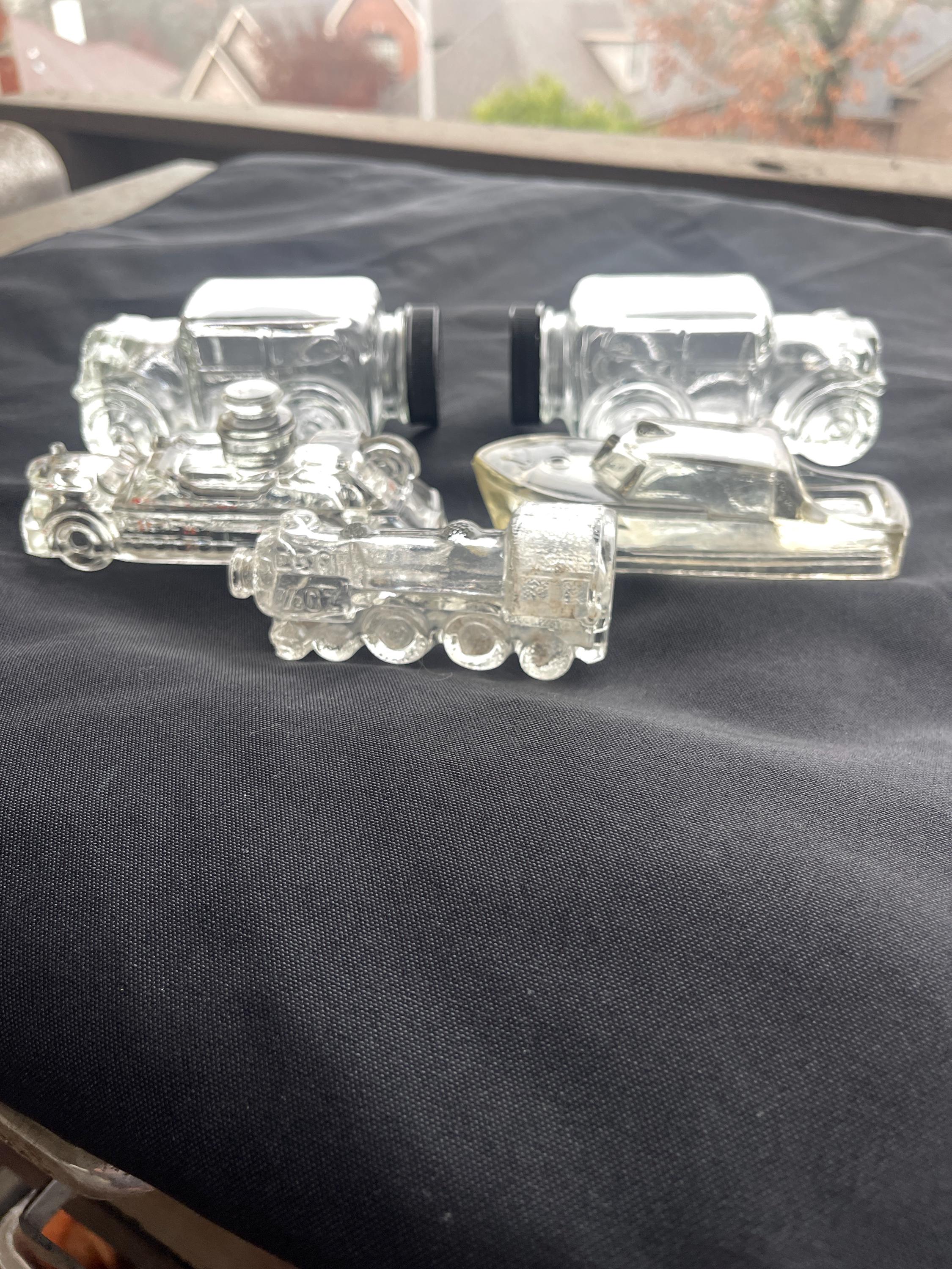 Set of 5 Vintage Glass Candy Containers 1940's - Etsy