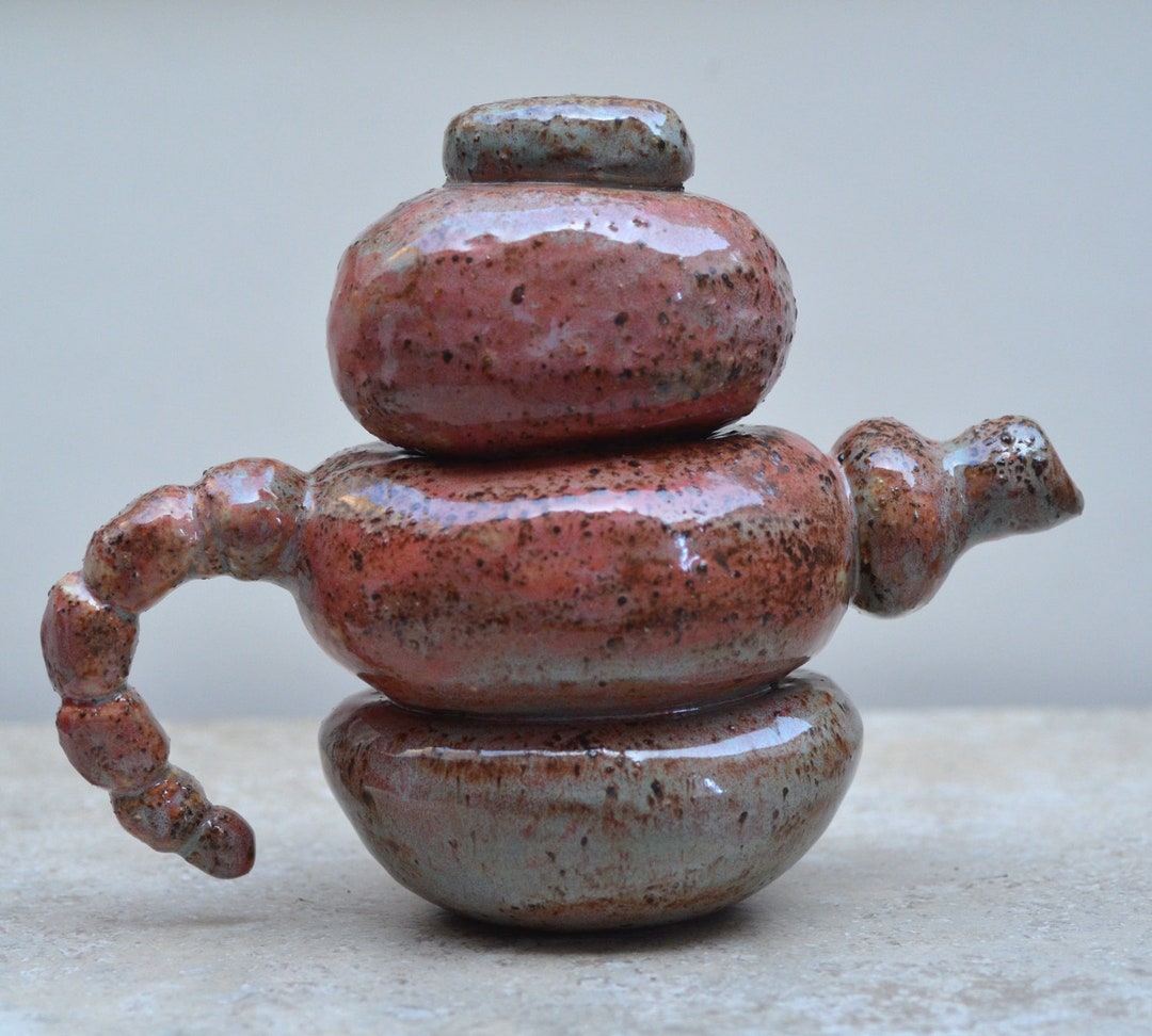 Stacked Stones Ceramic Teapot. Cairn Zen Sculptural Teapot. Hand Built ...