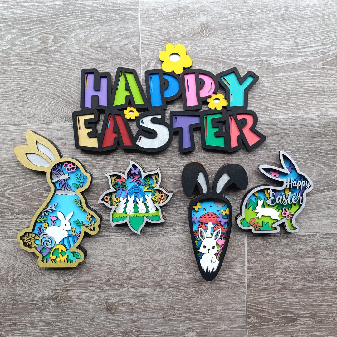 Laser-cut Easter MDF Ornaments – Craft Ready - Etsy Australia