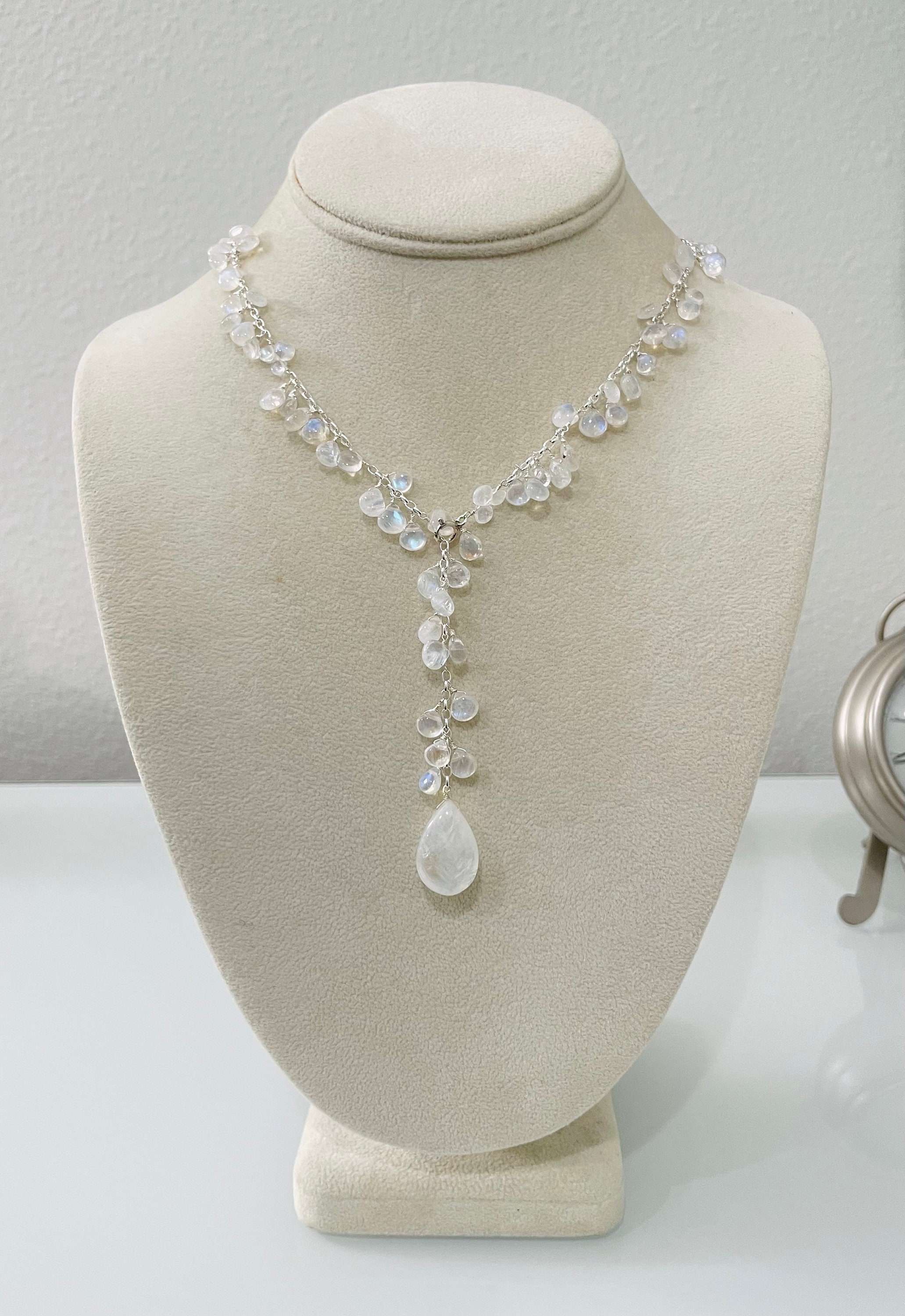 Bridal lariat necklace store