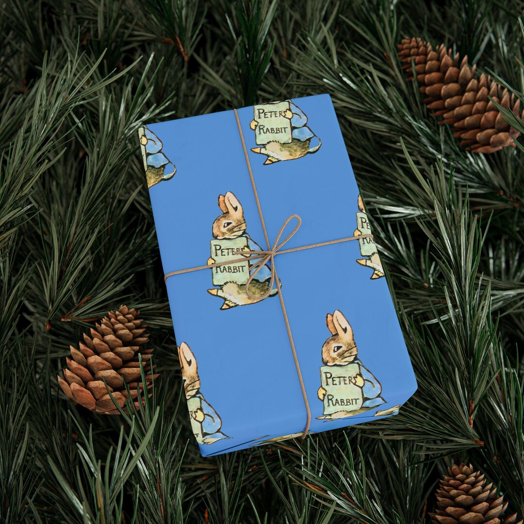 Christmas Peter Rabbit Wrapping Papers, Holiday Gift Wrap, Festive ...