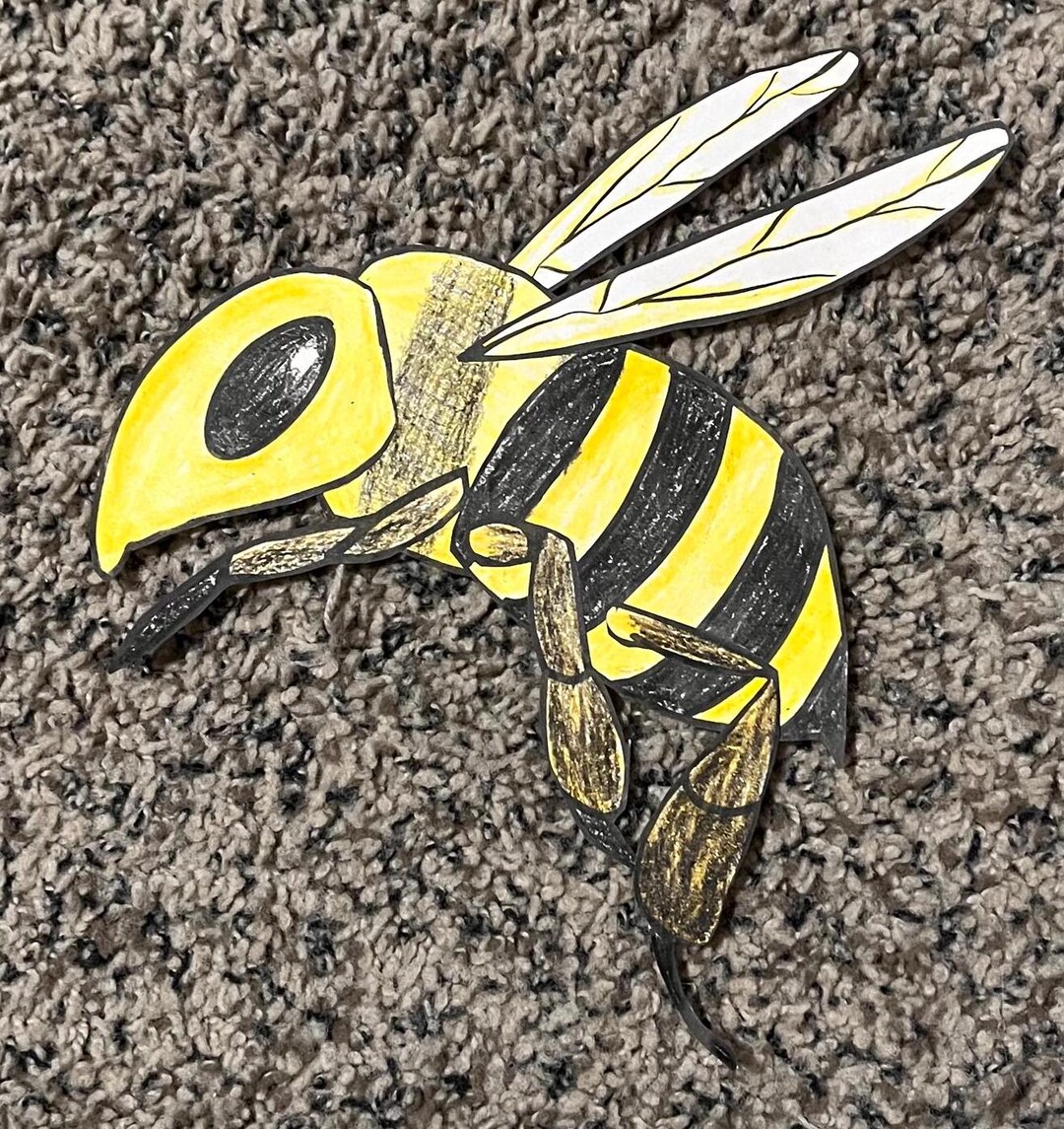 DIY Bee Craft + 2 Bee-themed Coloring Pages, Children's Craft, Insect ...