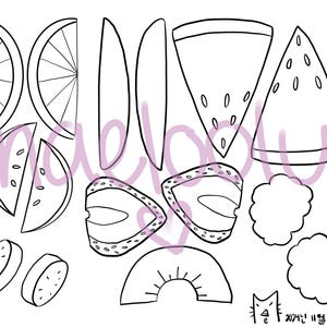 DIY Fruit Salad Paper Craft, Crafts for Children, School Activities ...