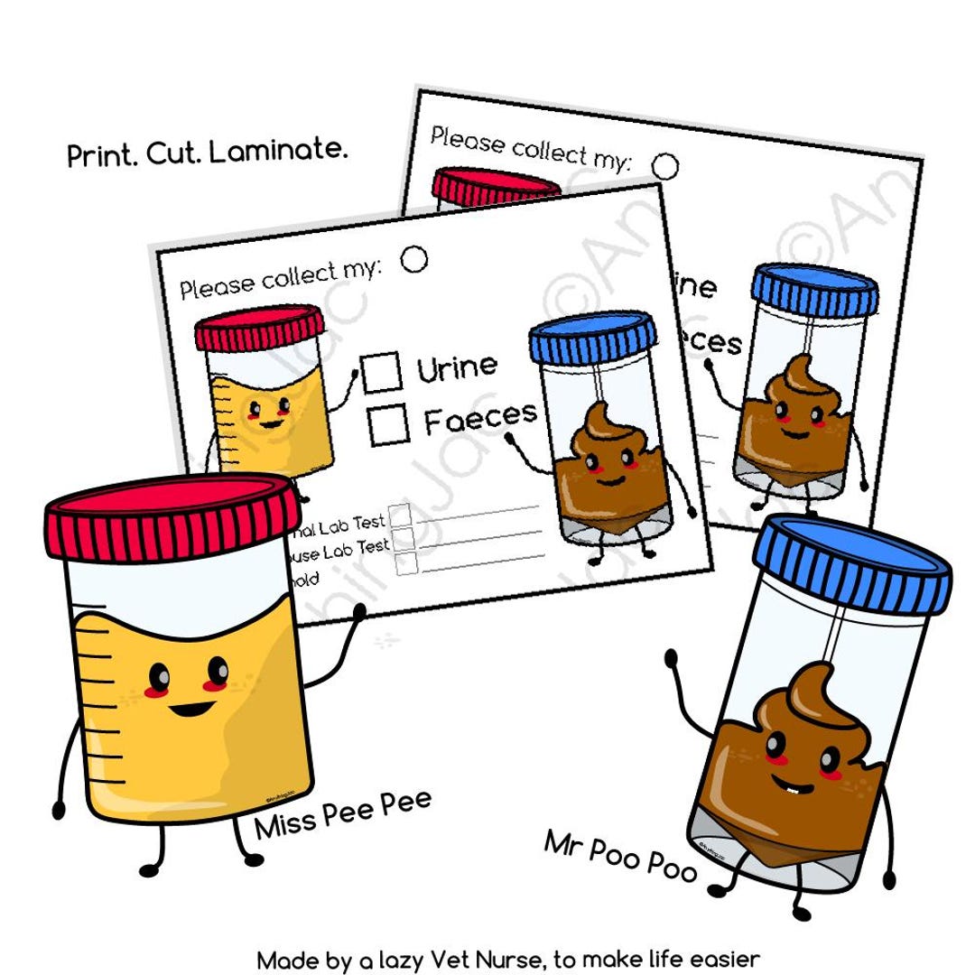 Sample Collection Veterinary Cage Cards DIGITAL DOWNLOAD PRINT - Etsy