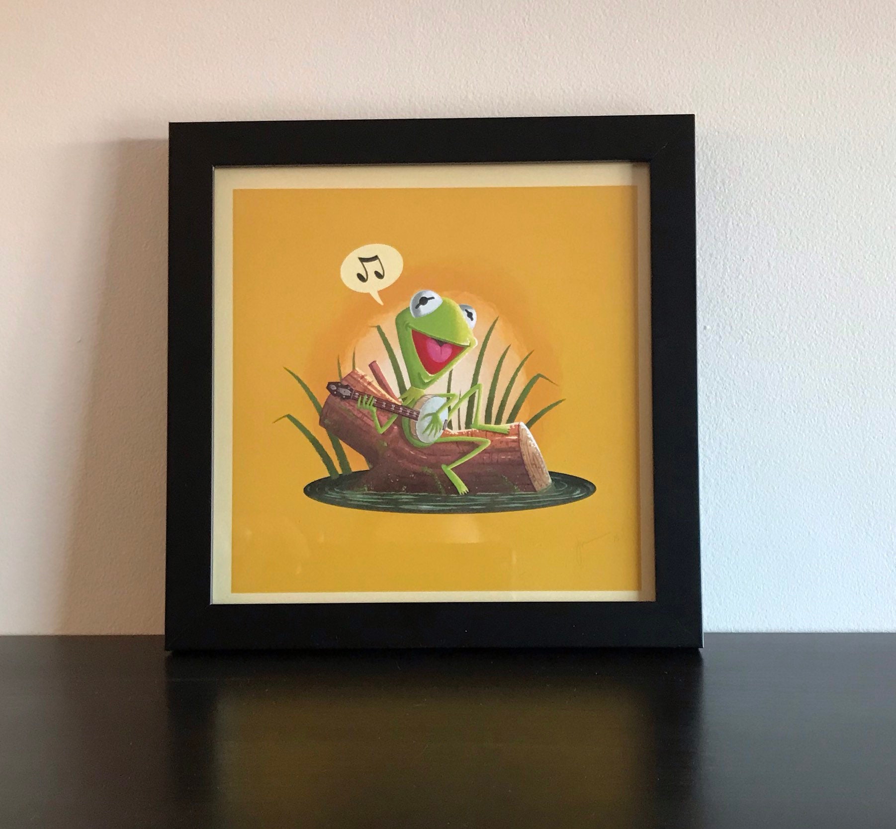 Kermit the Frog - 8x8 Print Ready to Frame! - Etsy