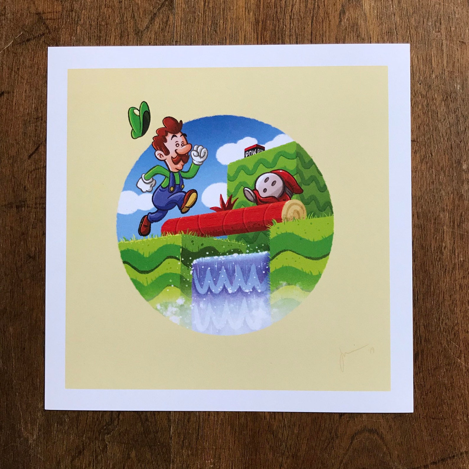Retro Gaming Series - Super Mario Bros 2 - 8x8 Art Print, Ready to ...