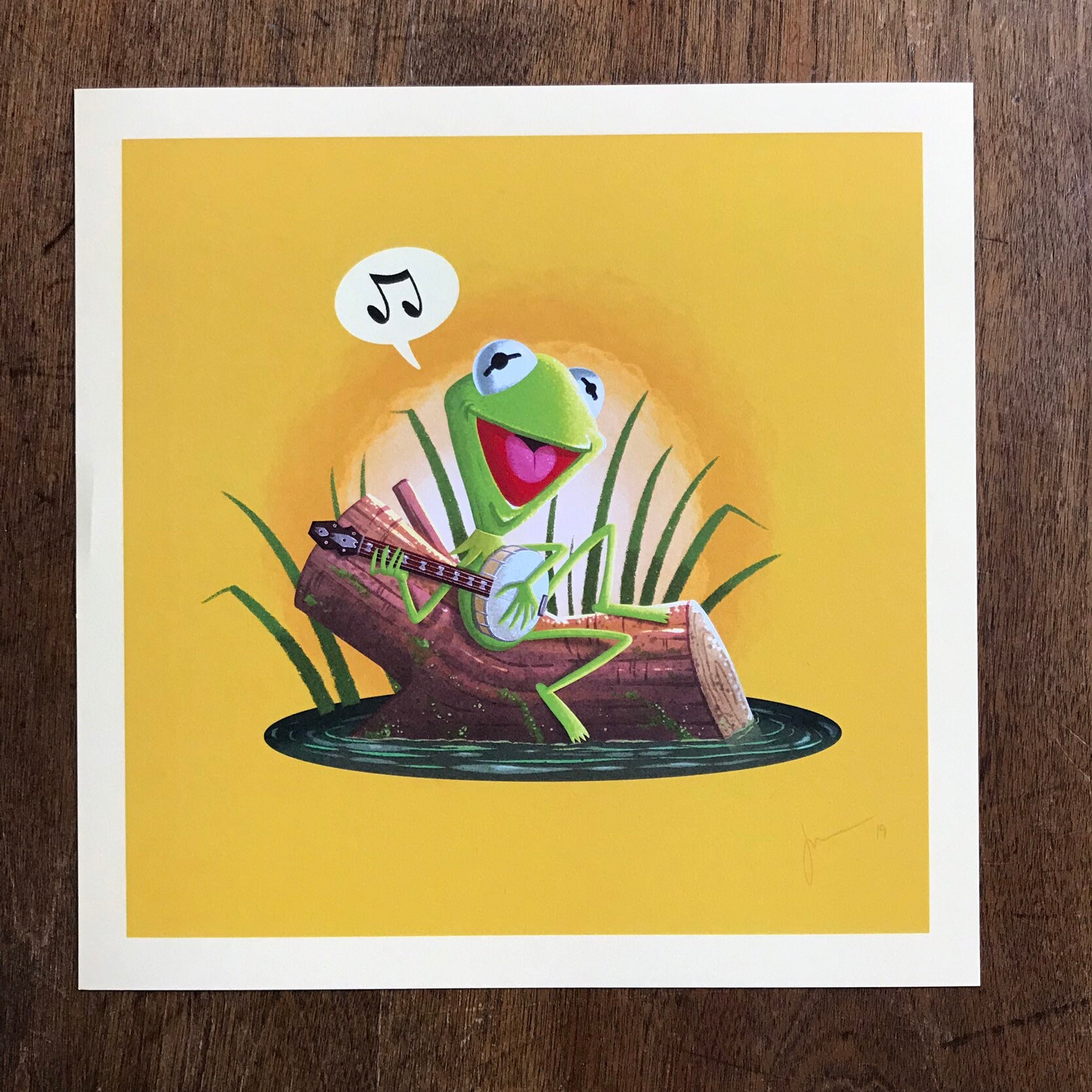 Kermit the Frog - 8x8 Print Ready to Frame! - Etsy