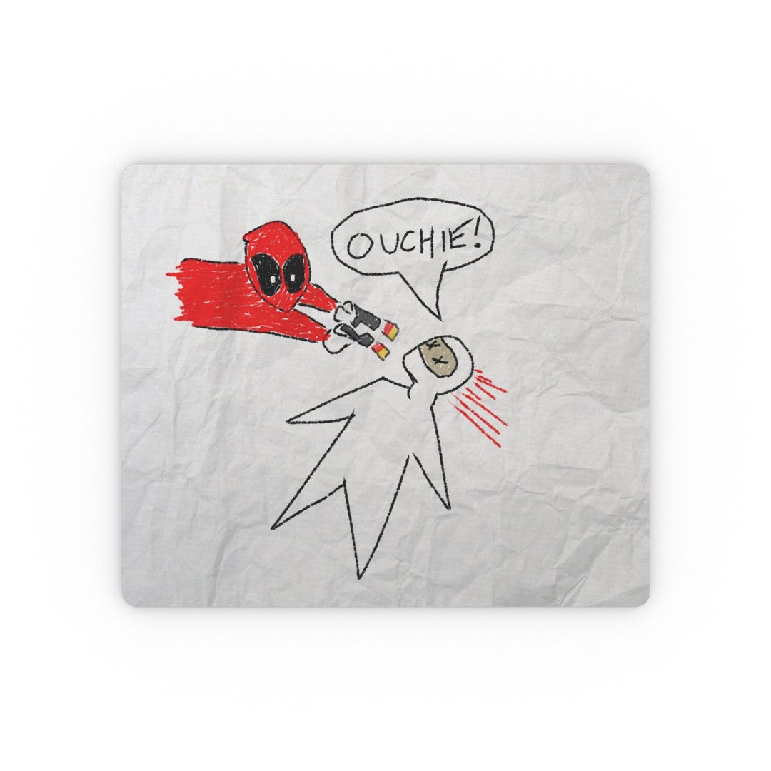 Deadpool Rectangular Mouse Pad - Etsy