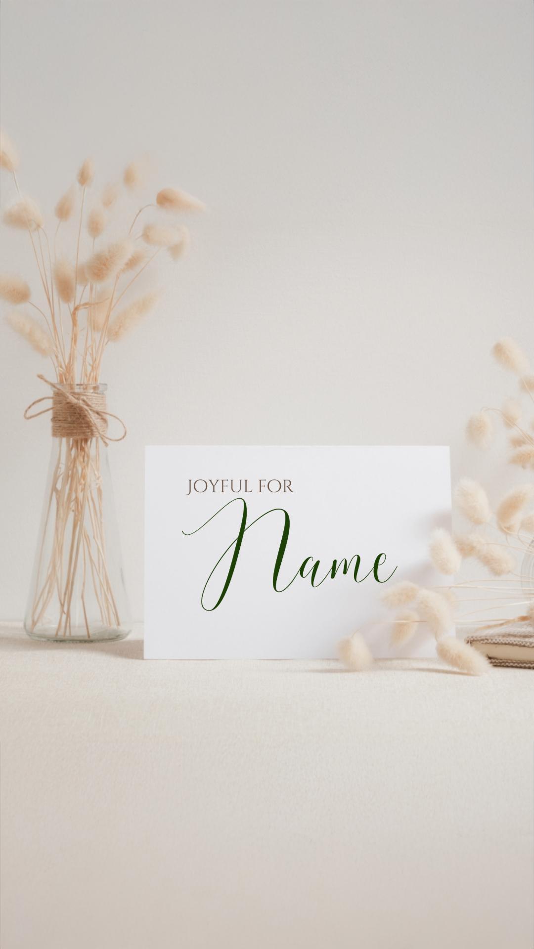 Printable Place Card Template: Editable Name Card (digital Download) - Etsy