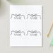 Printable Black Bow Name/place Cards, Editable Party Tags - Etsy