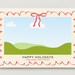 Printable Red Ruffles Holiday Photo Card landscape, Editable Photo Card ...