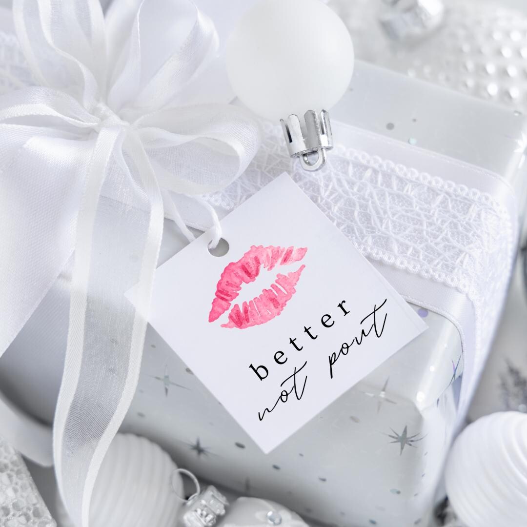 Printable Gift Tags, Editable Gift Tag, Digital Template, Merry ...