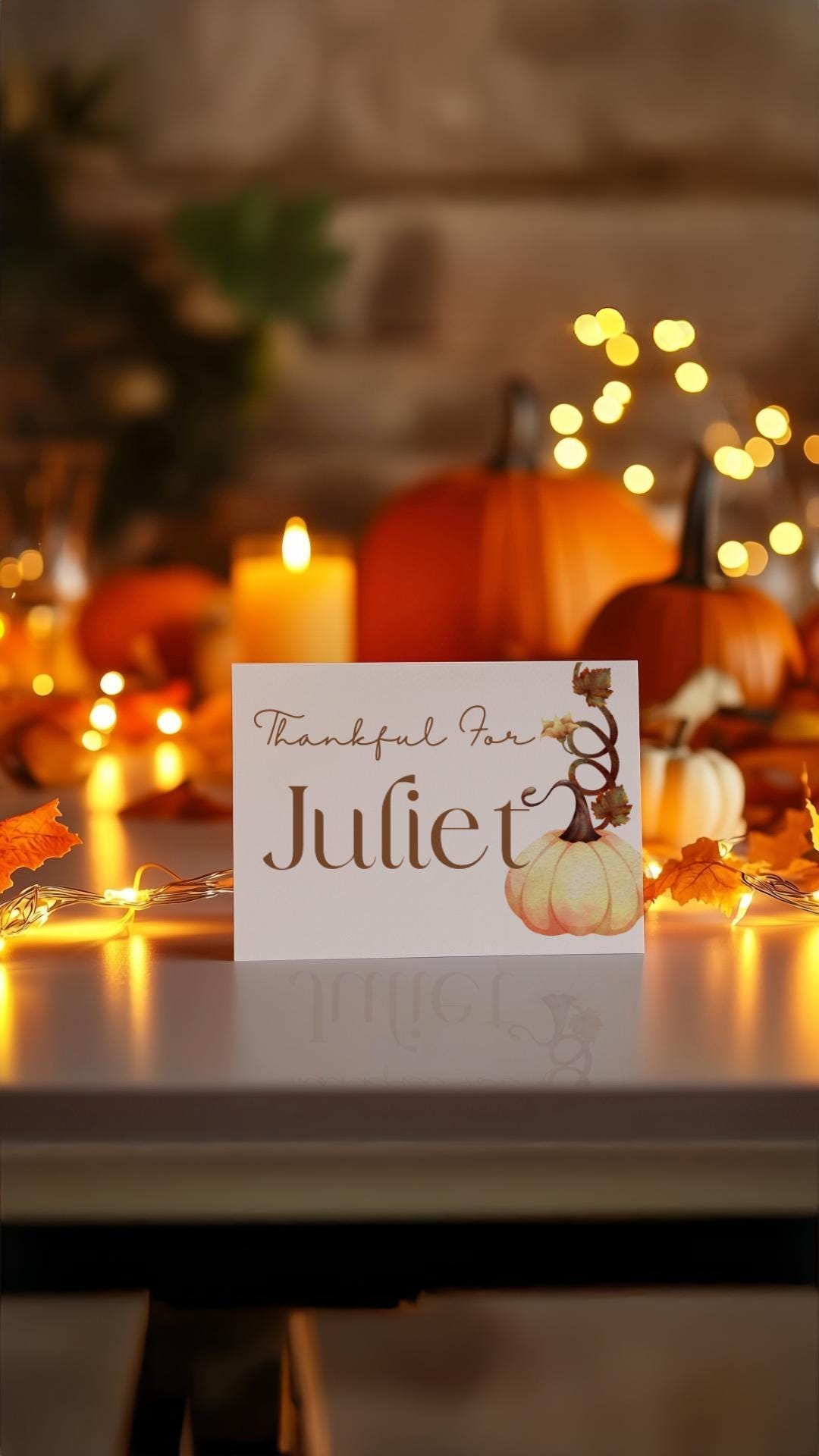 Printable Placecard, Thanksgiving, Dinner Party - Etsy