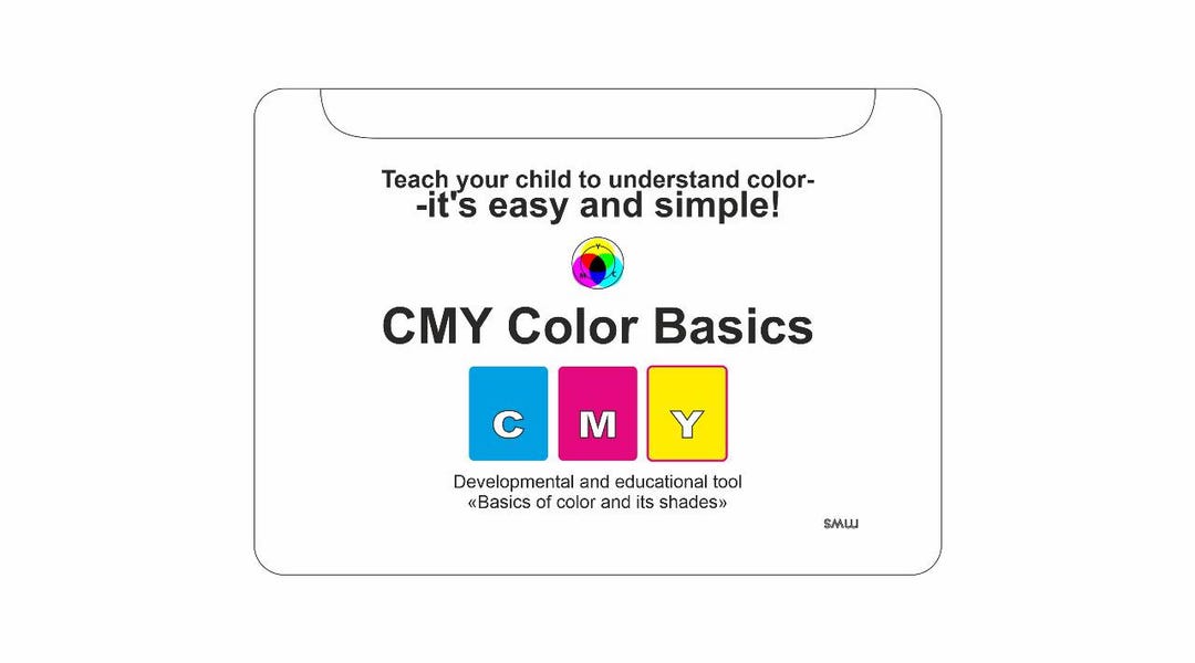 Basics of Colors and Shades, Developmental and Educatinal Tool. Simply ...