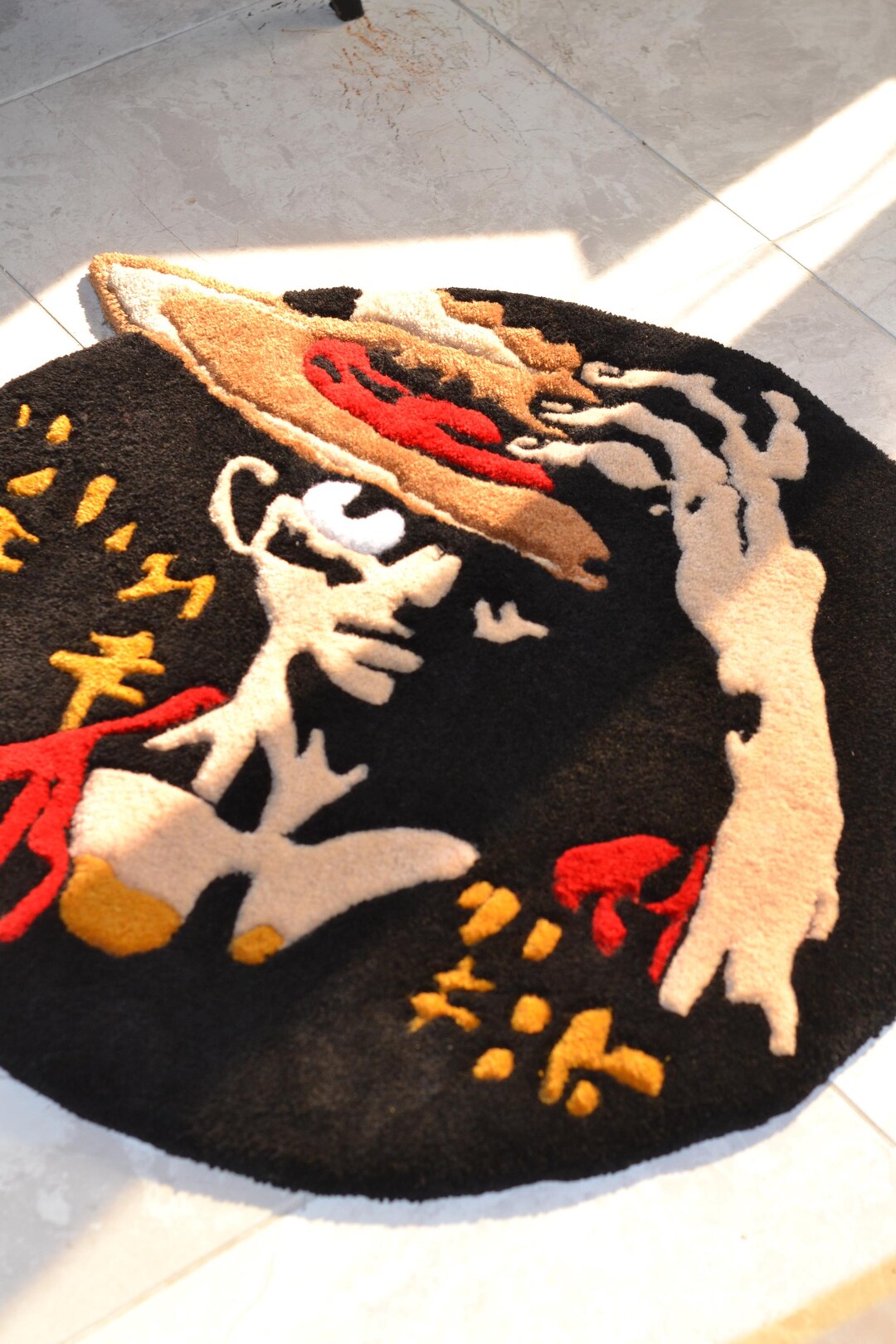 Custom Rug, Handmade Rug, Cartoon Charecter Rug, Gift Idea, Living Room ...