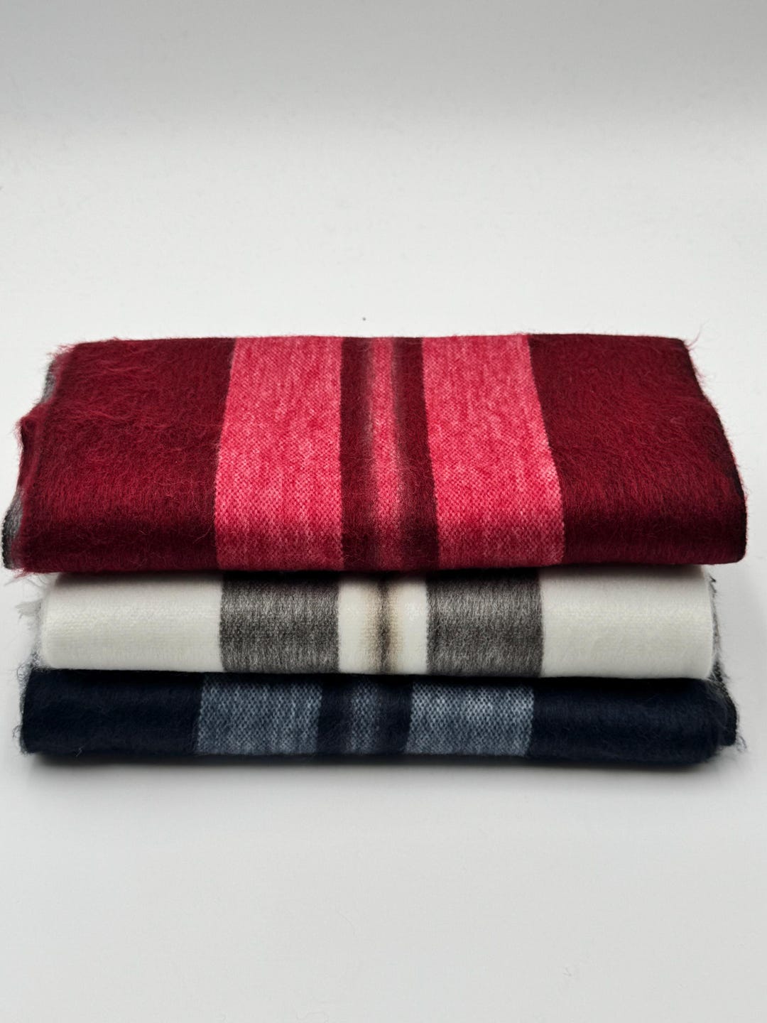 Handwoven Plaid Alpaca Wool Scarf – Ecuadorian Checkered Wrap - Etsy
